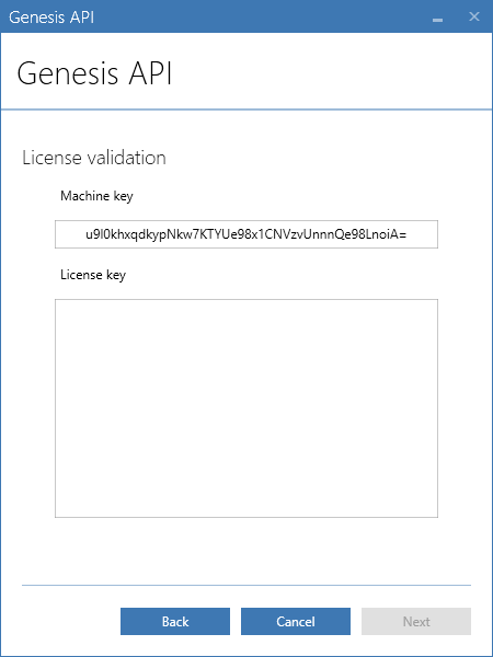 Installing The Genesis Api Version 2x Esha Research 